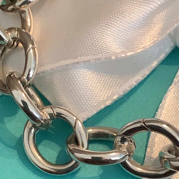 Tiffany & Co. | Jewelry | Tiffany Co Round Open Clasping Link Charm ...